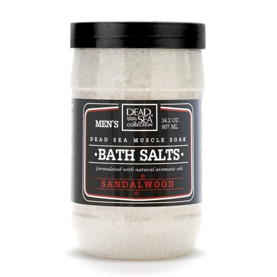 Men's Sandalwood Muscle Soak - Dead Sea Collection