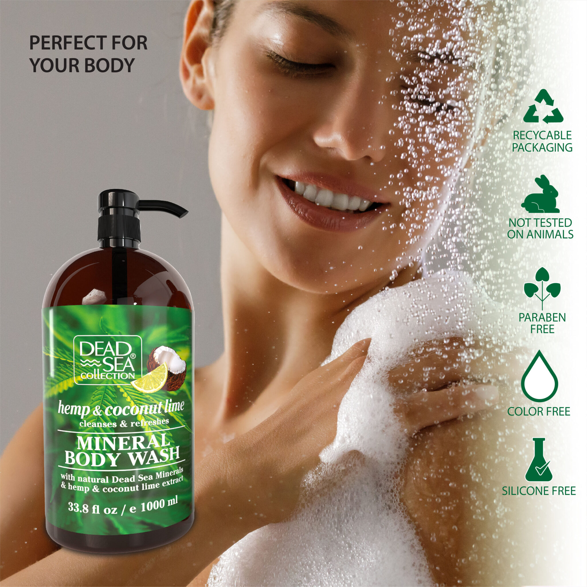 Hemp & Coconut Lime Hand Wash - Dead Sea Collection