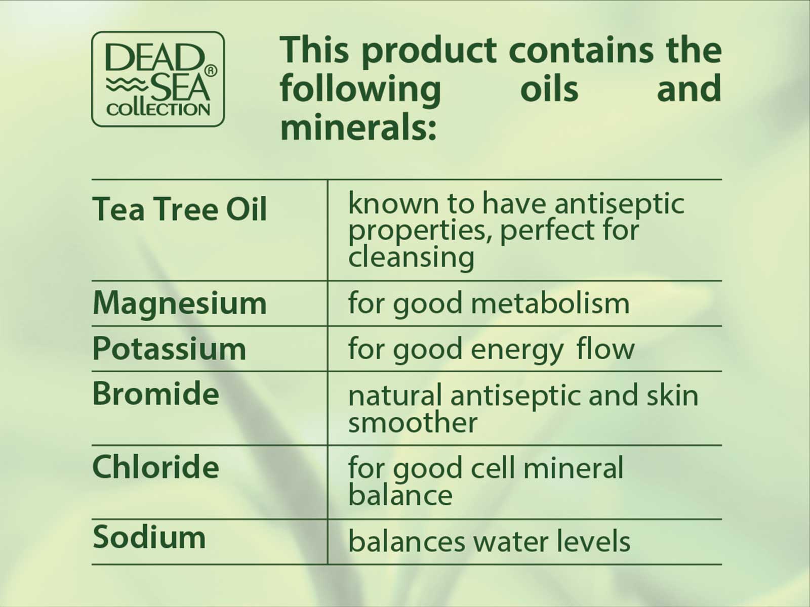 Tea Tree Salt Scrub - Dead Sea Collection