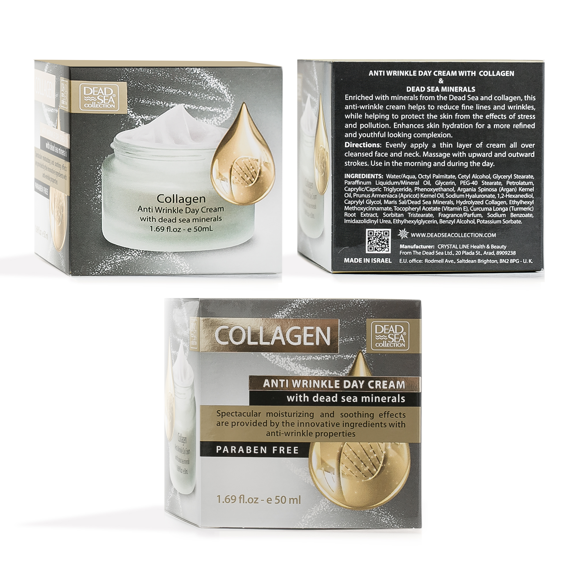 Collagen Anti Wrinkle Day Cream Dead Sea Collection