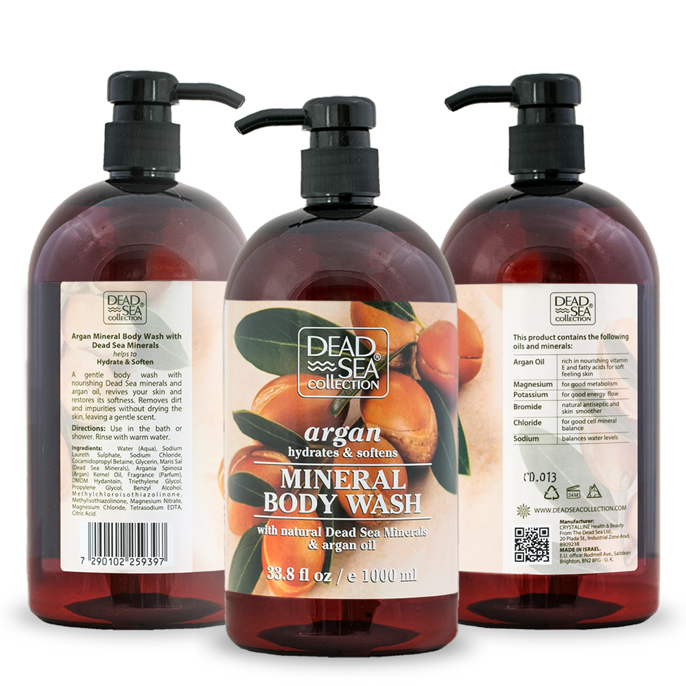 Argan Body Wash Dead Sea Collection