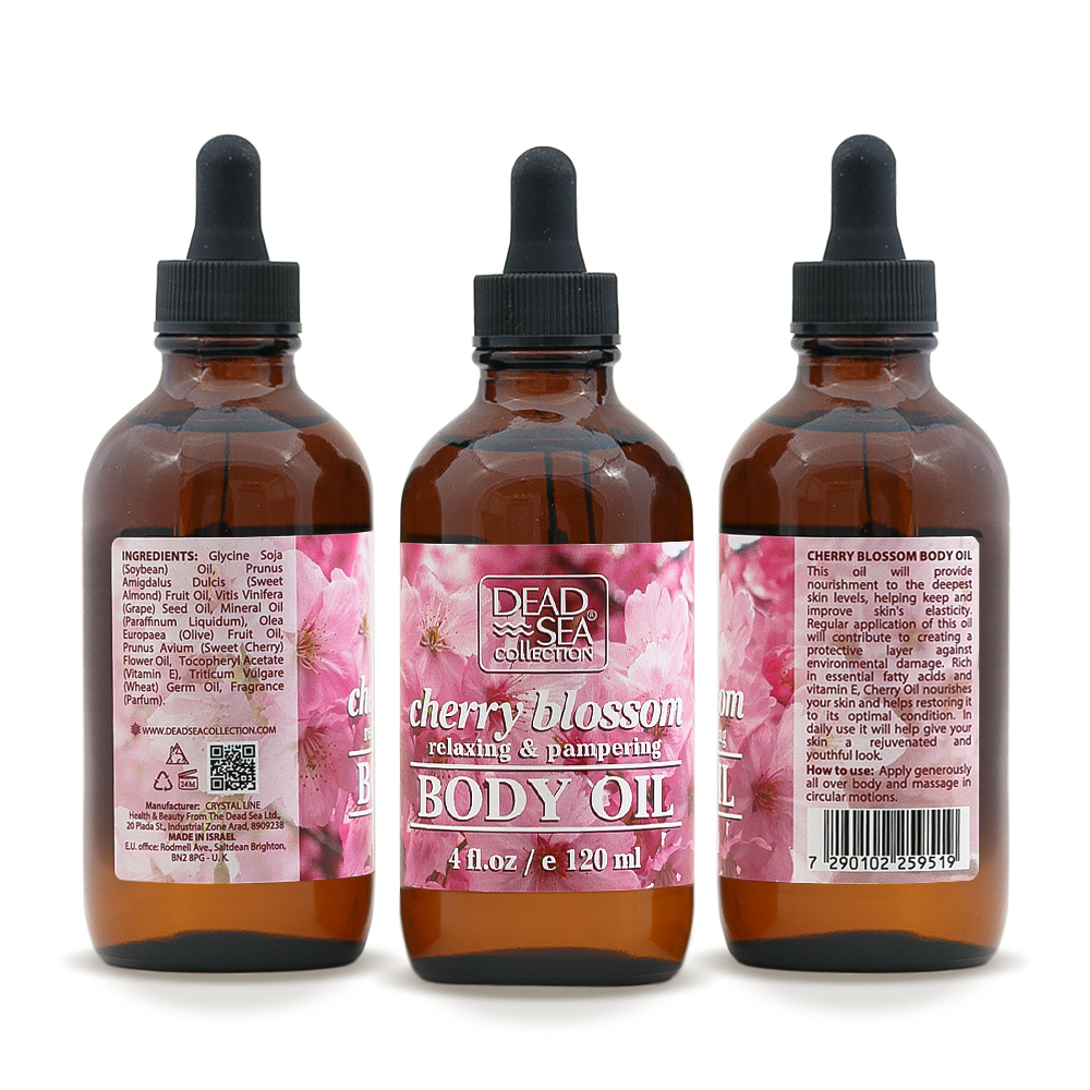 Cherry Blossom Body Oil - Dead Sea Collection
