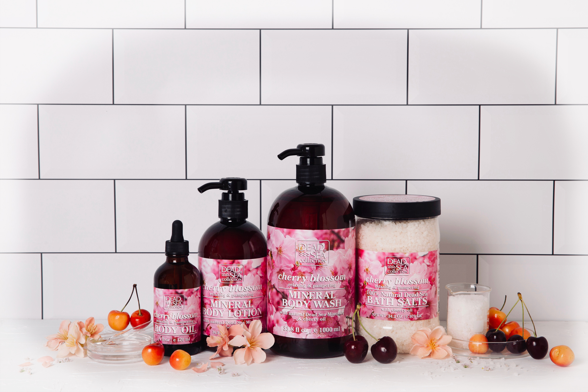 Cherry Blossom Body Wash - Dead Sea Collection