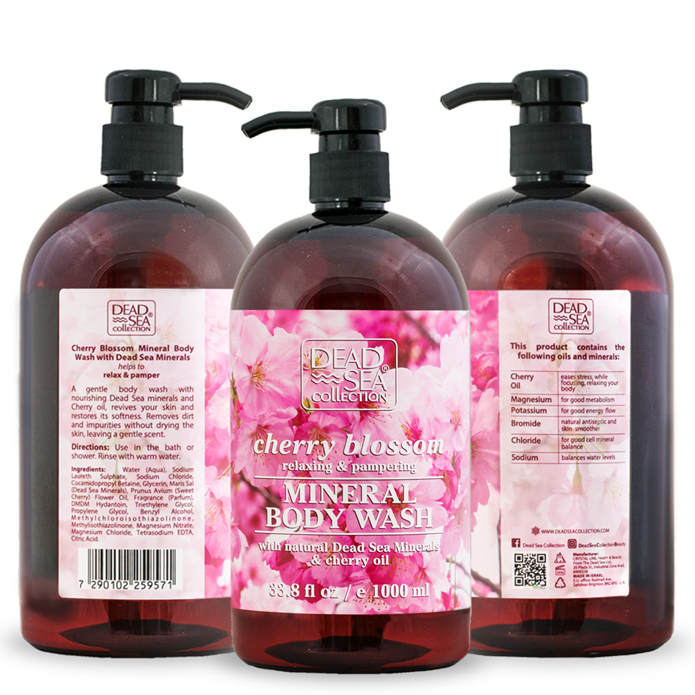 Cherry Blossom Body Wash - Dead Sea Collection