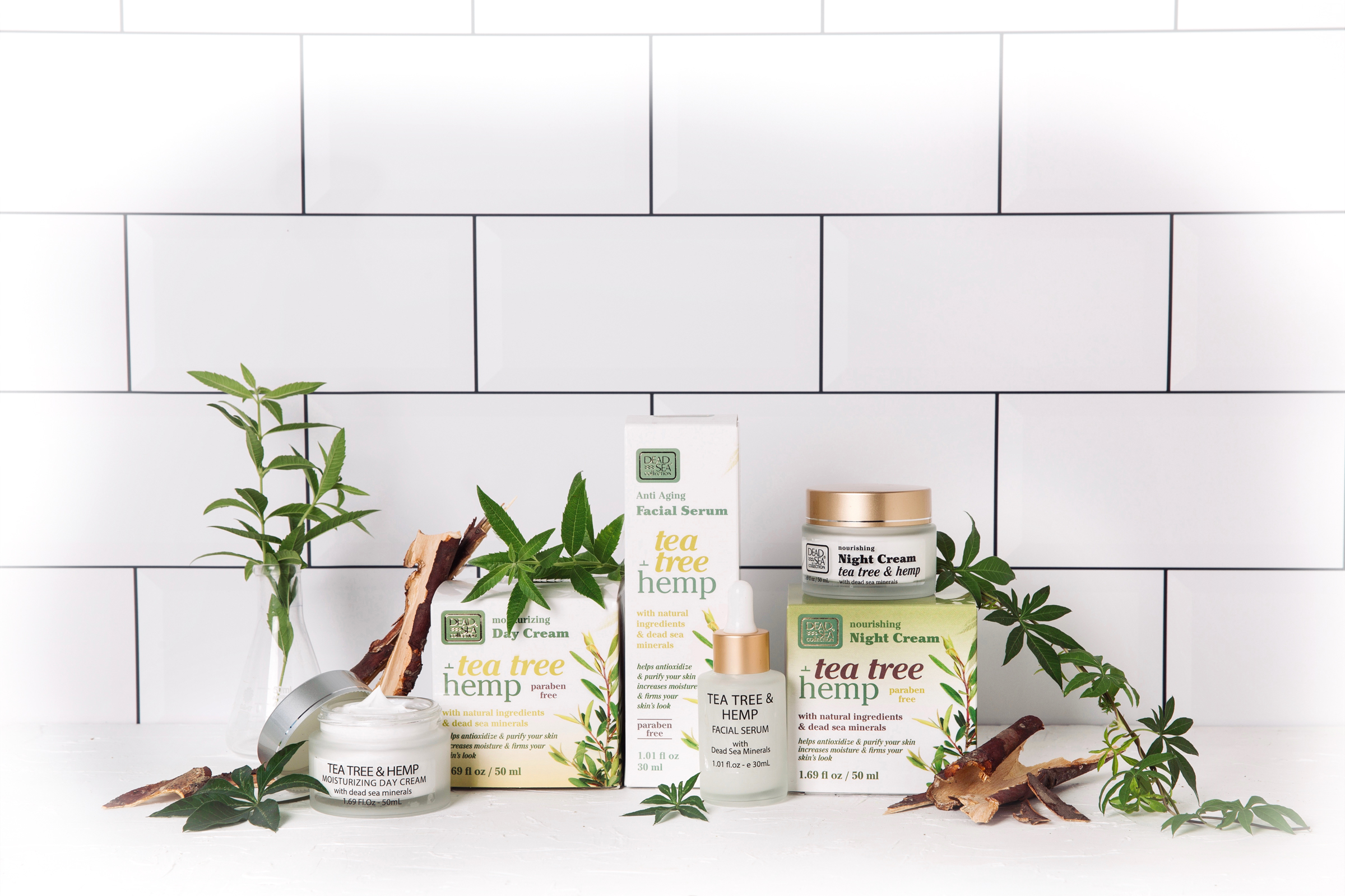 Hemp & Tea Tree Moisturizing Day Cream - Dead Sea Collection