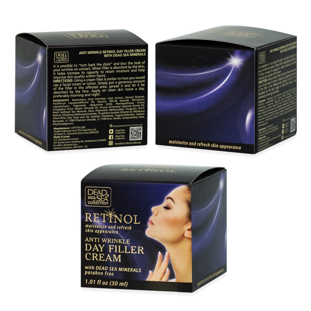 Deep Retinol Anti Wrinkle Day Cream Filler - Dead Sea Collection