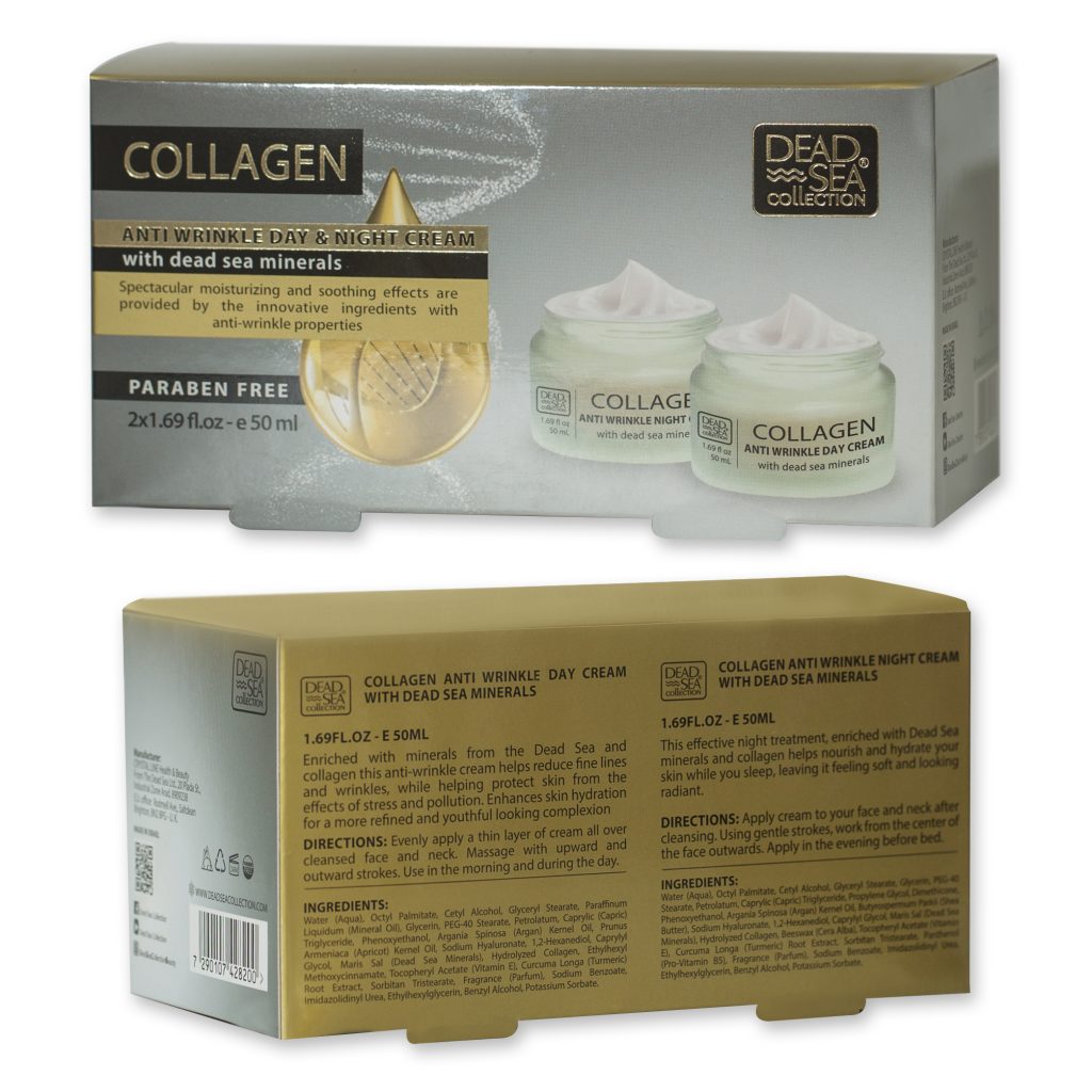 Kit Collagen Day and Night Cream - Dead Sea Collection