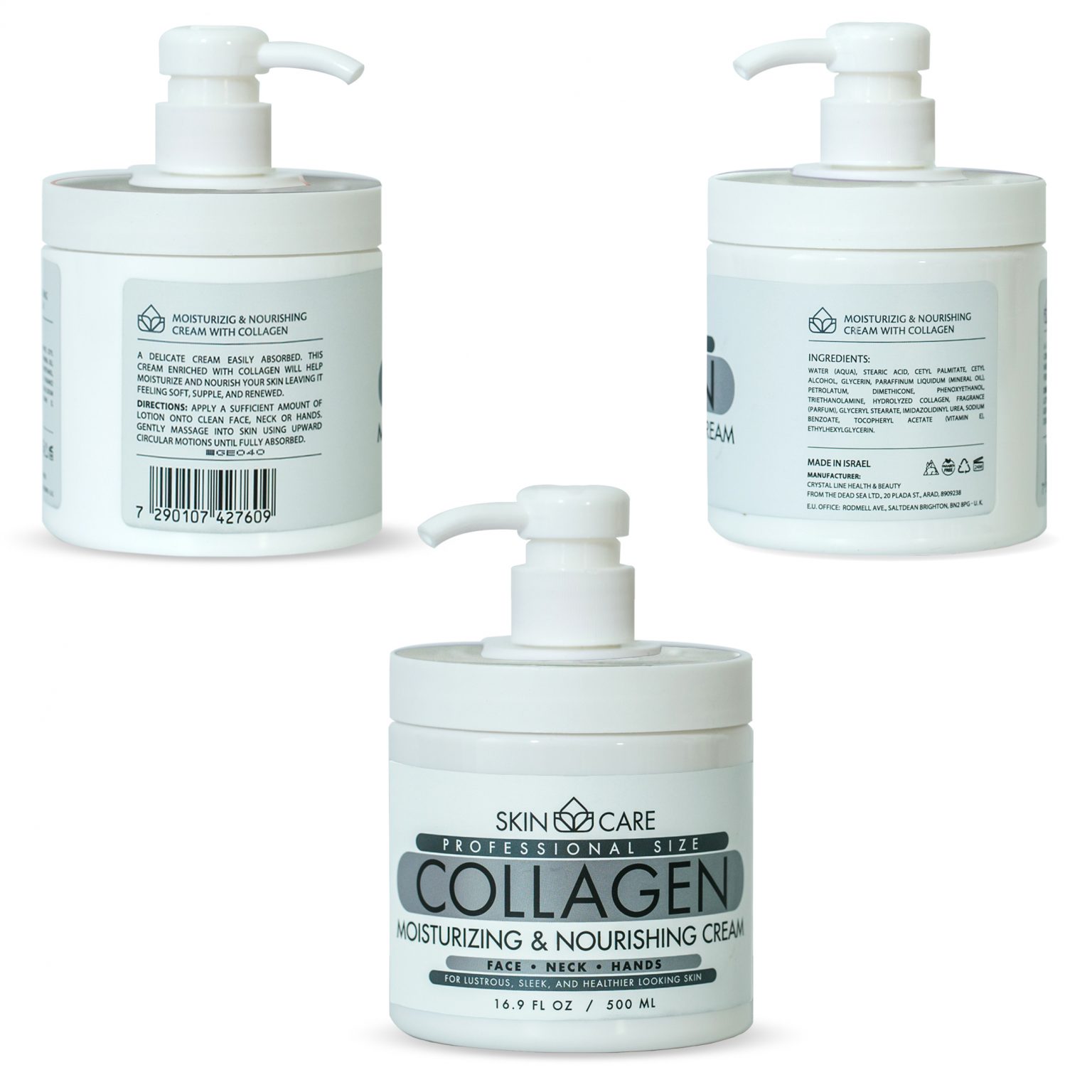 Skin Care Collagen Moisturizing And Nourishing Cream Dead Sea Collection