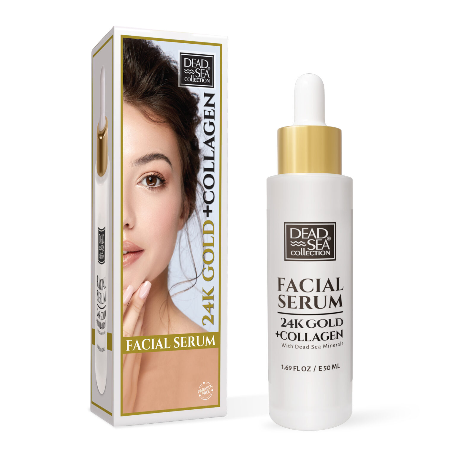 24k Gold & Collagen Facial Serum - Dead Sea Collection