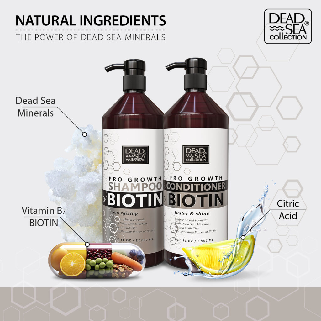 Shampoo with Biotin - Dead Sea Collection