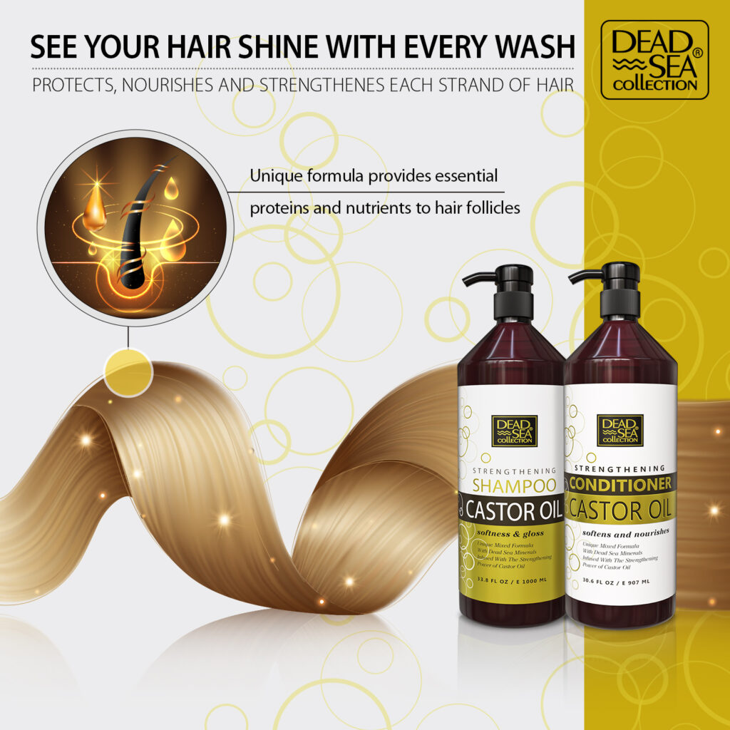 Shampoo with Castor Oil - Dead Sea Collection