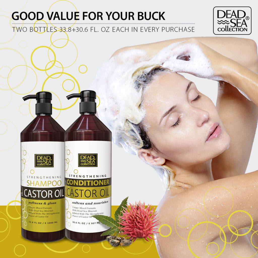 Shampoo with Castor Oil - Dead Sea Collection