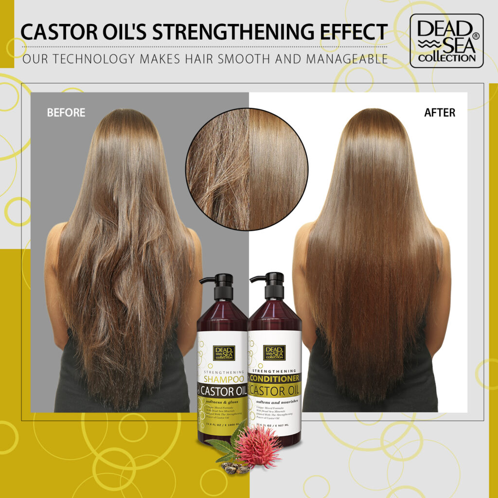Shampoo with Castor Oil - Dead Sea Collection