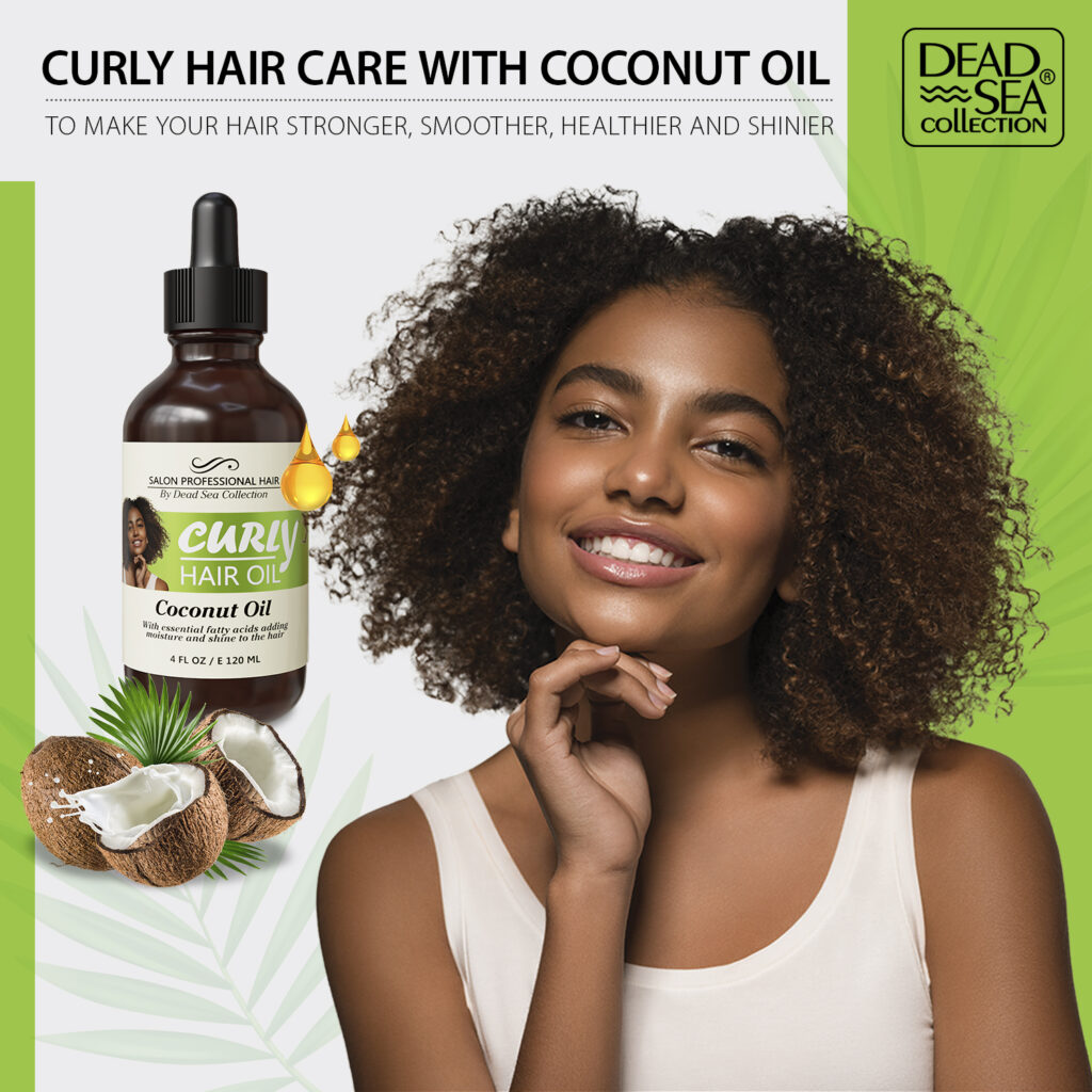 Dead Sea Collection Essential Hair Oil Treatment For Curly Hair With ...